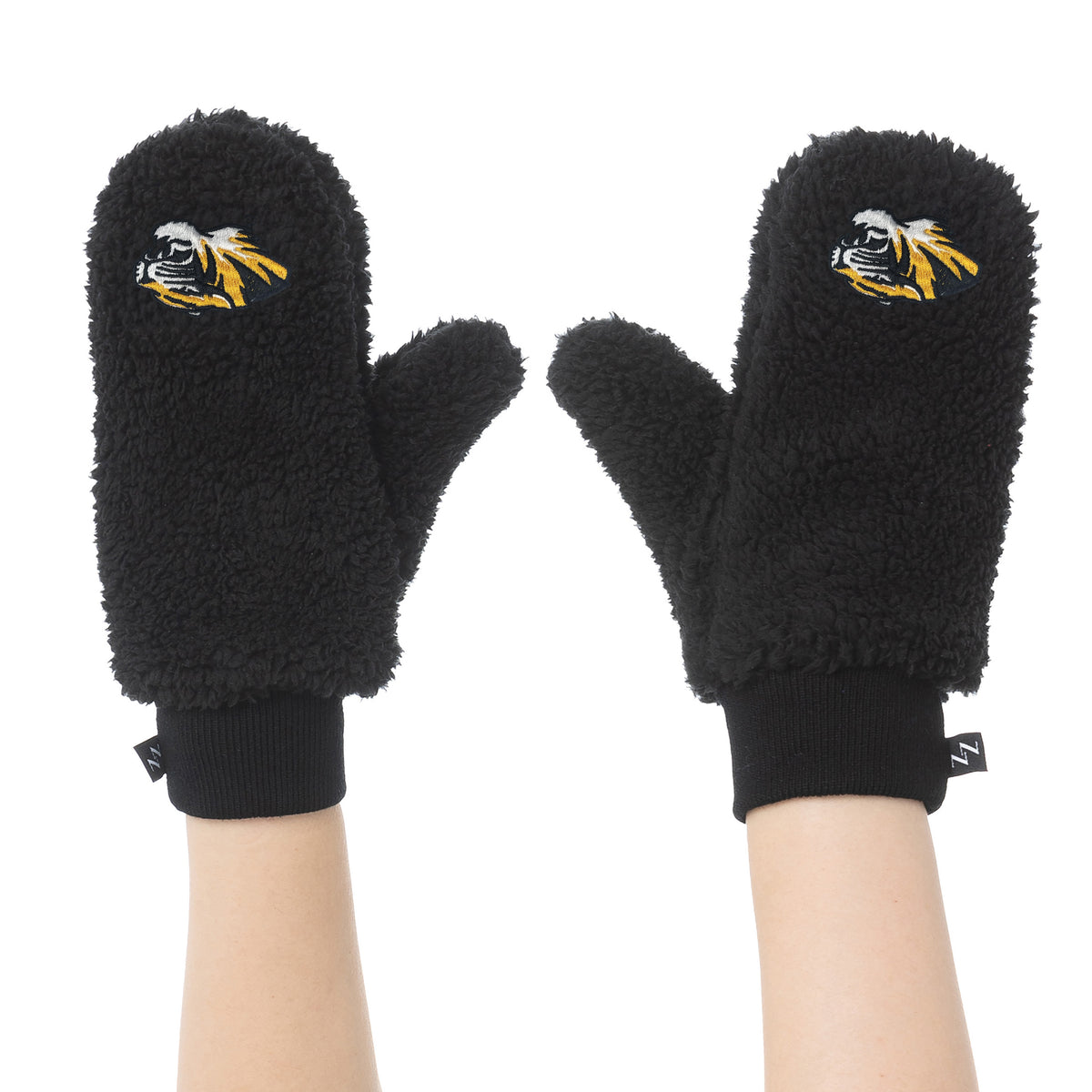 Mizzou Tigers Tiger Head Black Sherpa Mittens – Tiger Team Store